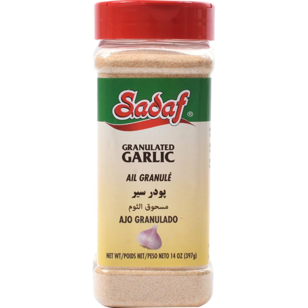 Sadaf Granulated Garlic - Garlic Powder BSL1 Seasoning - Garlic Salt ...