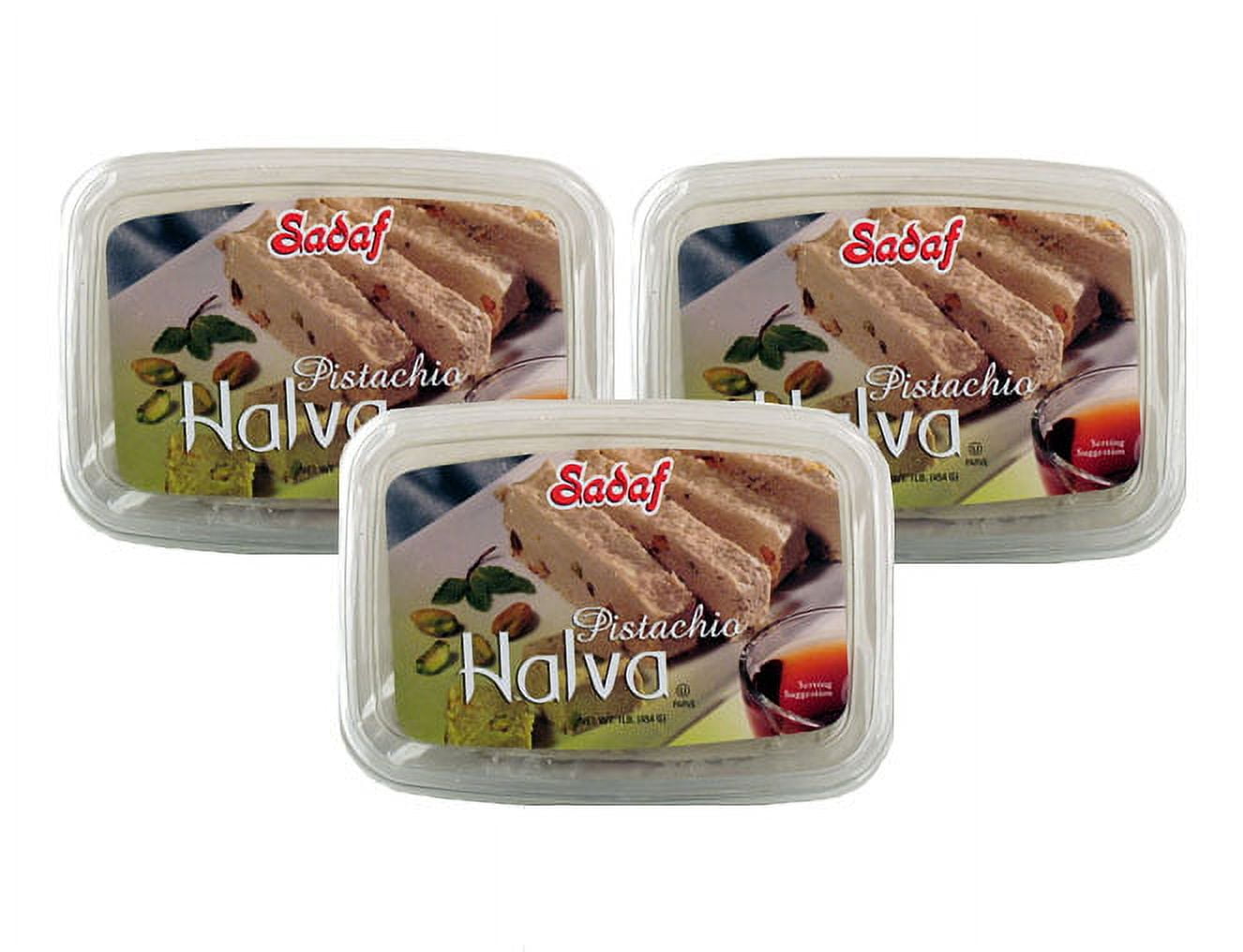Sadaf Halva Pistachio 16 oz. ( Pack of 3 ) - Walmart.com