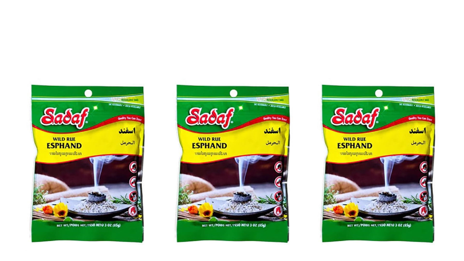Sadaf Kosher Esphand 3oz- 3 Pack - Walmart.com