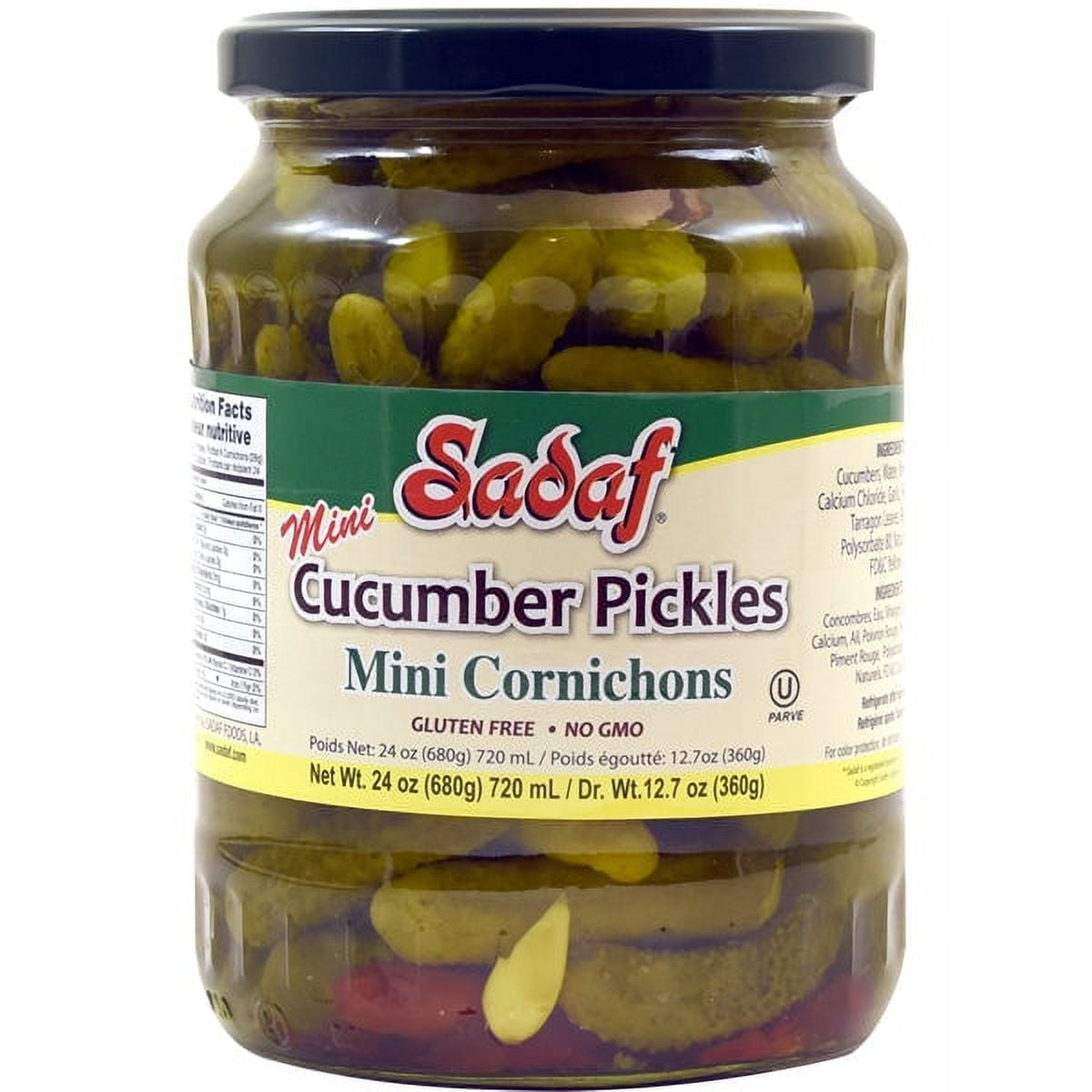 Sadaf Mini Cornichons | Pickles - 24 oz. - Walmart.com