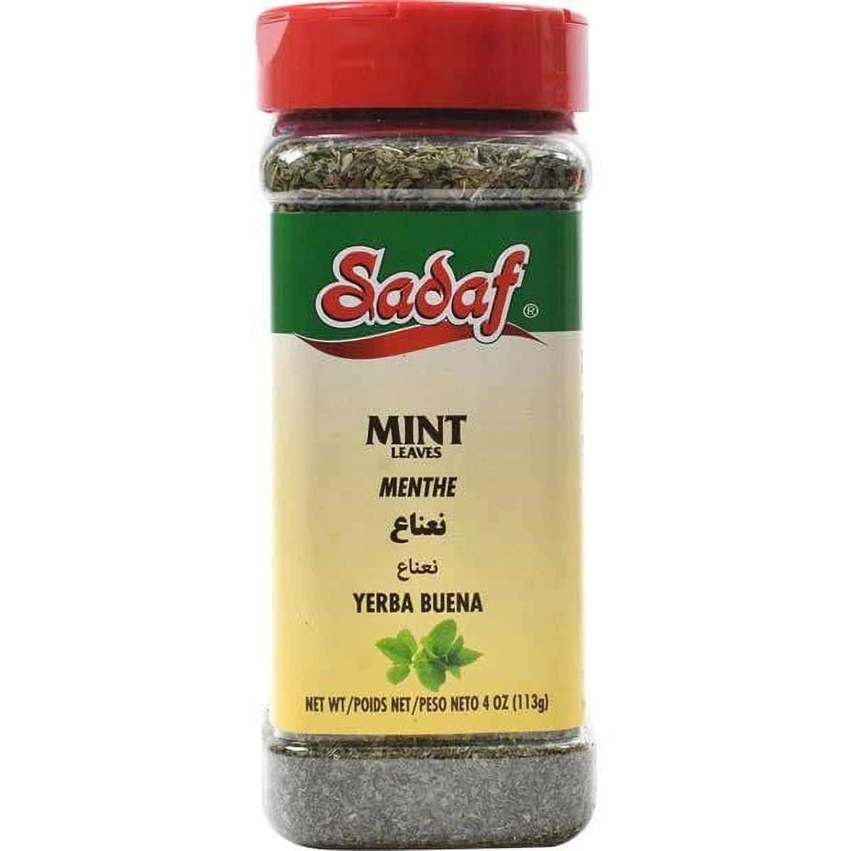 Sadaf Mint Leaves Cut - Dried mint leaves cut and sifted - Kosher and ...