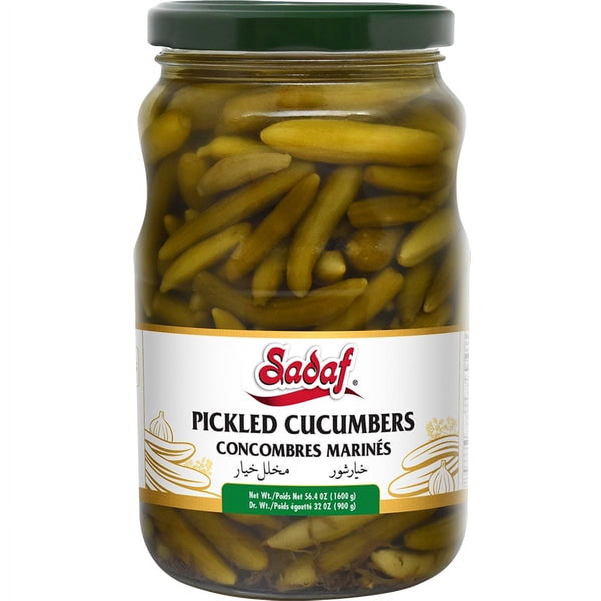 Sadaf Pickled Cucumbers with Dill 56.4 oz - Walmart.com