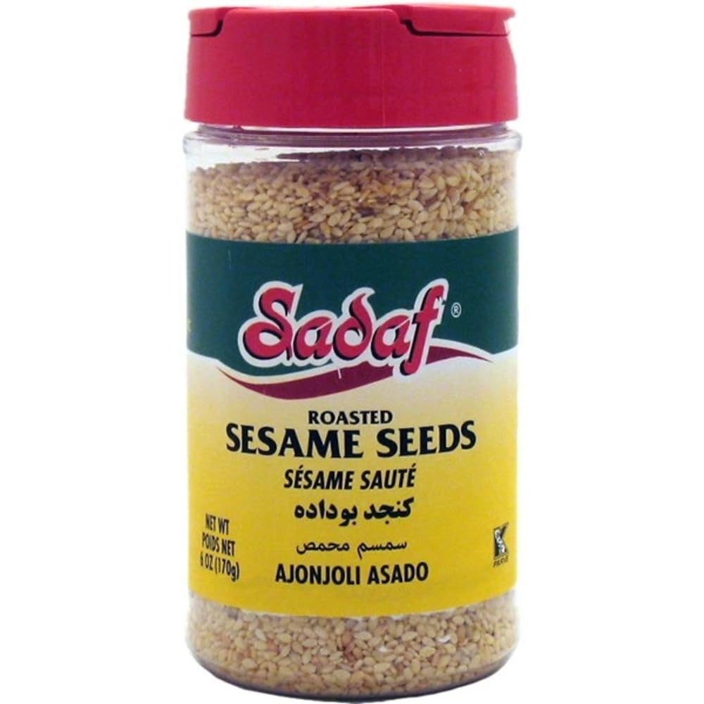 Sadaf Roasted Sesame Seeds BCF26 - Sesame Seeds for Cooking and Food Flavoring - Spices ...