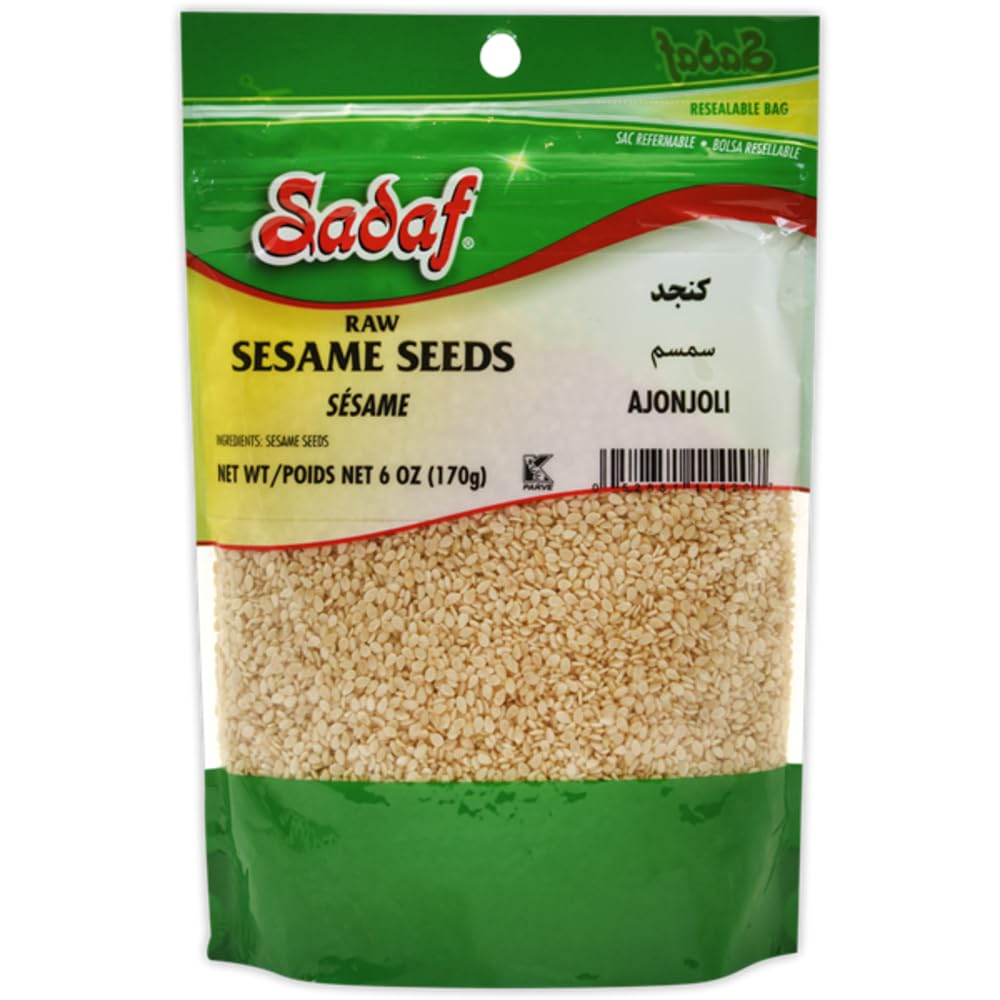 Sadaf Sesame Seeds - BCF26 Raw Sesame Seeds for Cooking and Food ...