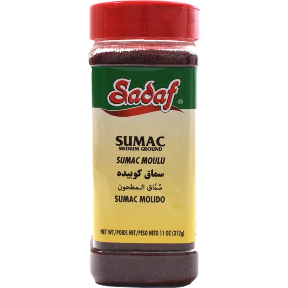 Sadaf Sumac spice ground MSF2 - Pure sumac seasoning powder - Kosher - Persian spice - Medium ...