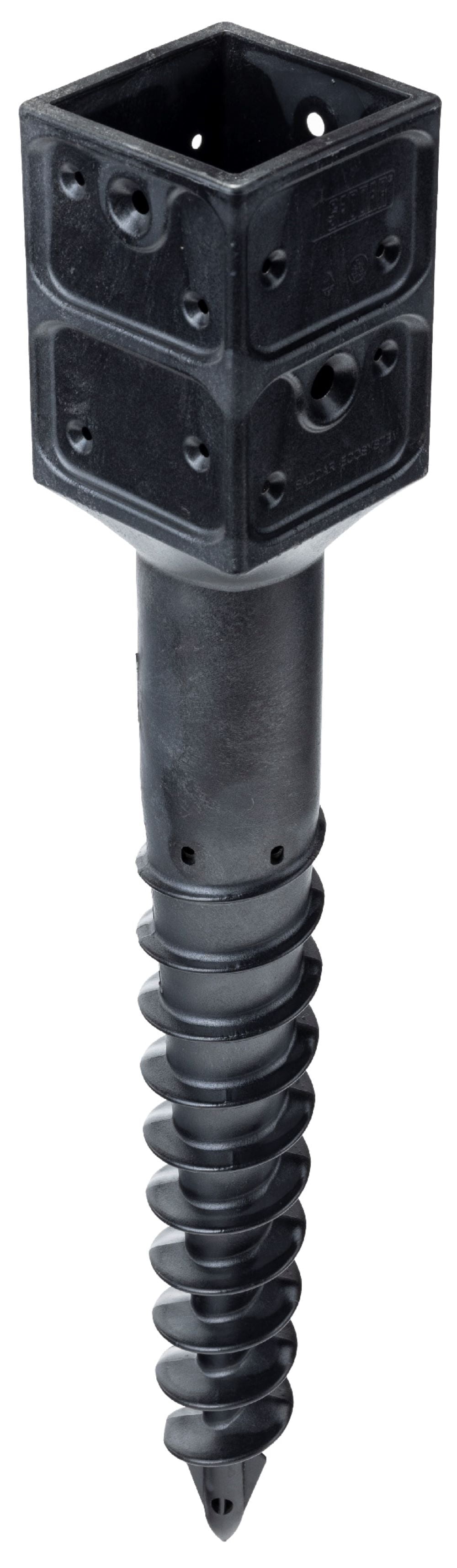 Saddar 4 x 4 x 29 Eco Screw Post Base Anchor Ground Spike 29” Length ...