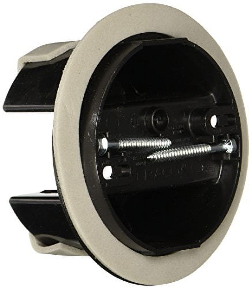 Saddle Box 4 in. Round Ceiling Fan and Fixture Box, Vapor Barrier ...