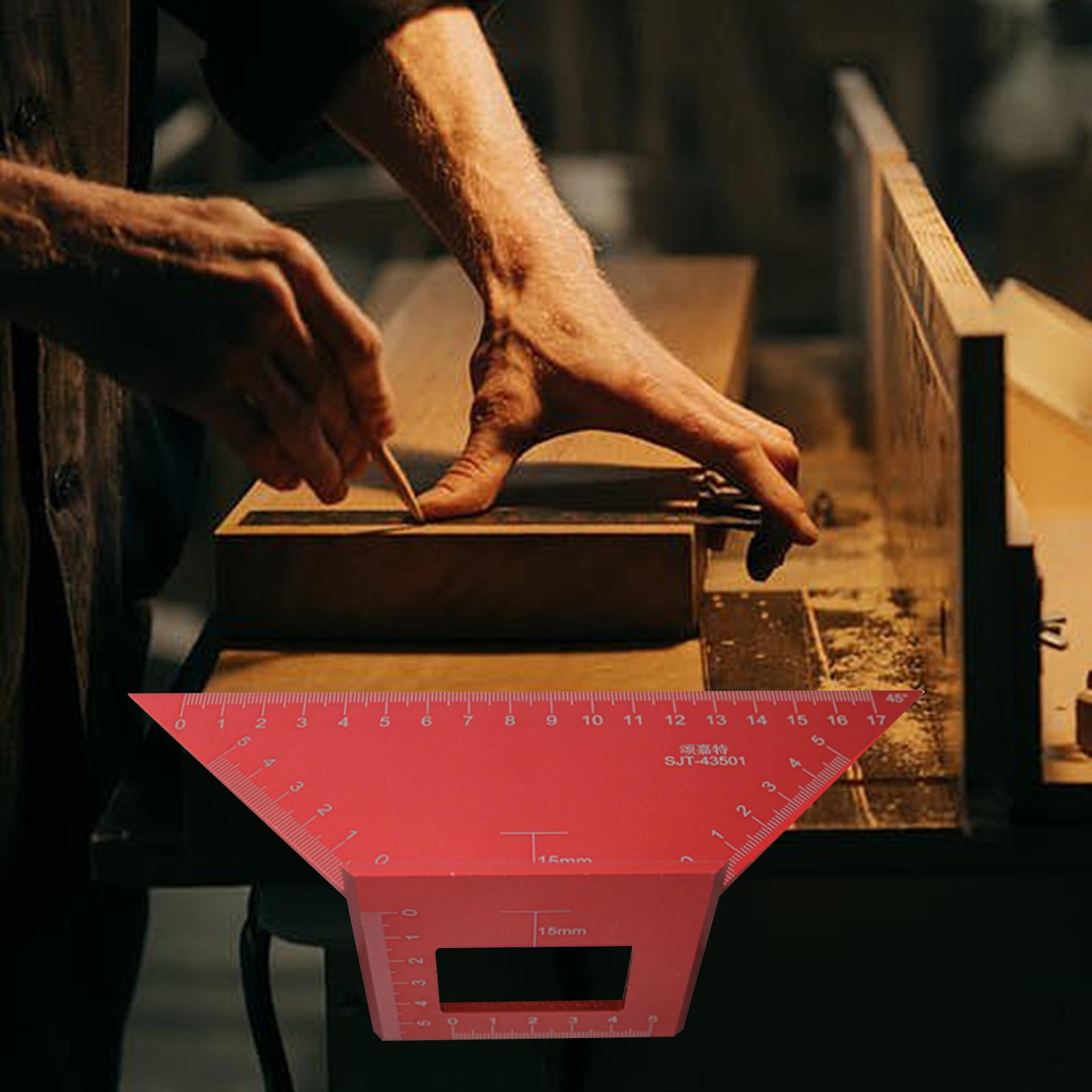 Saddle Layout Square Gauge Woodworking Tool Vertical T Ruler Square ...