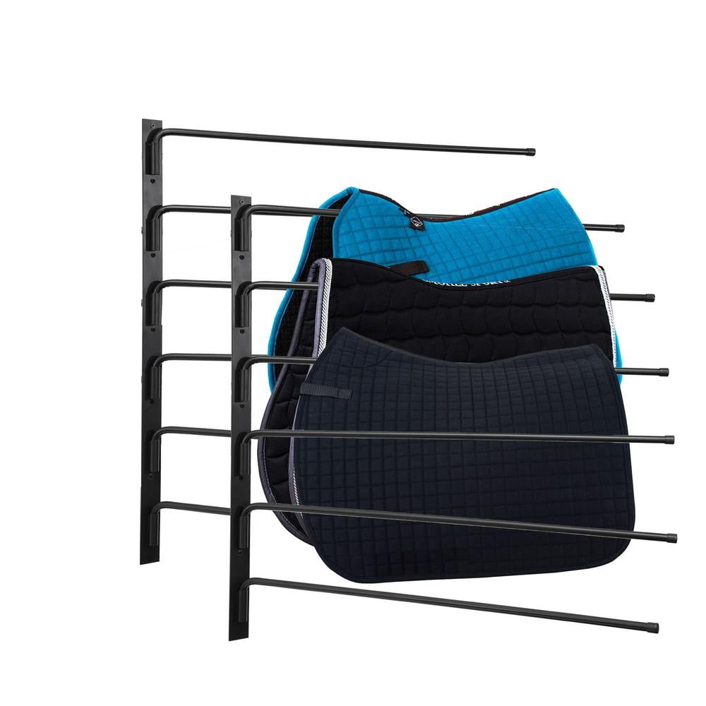 Saddle Pad Rack, Horse Tack Storage with Extra-Long Rack Arms, 180 ...