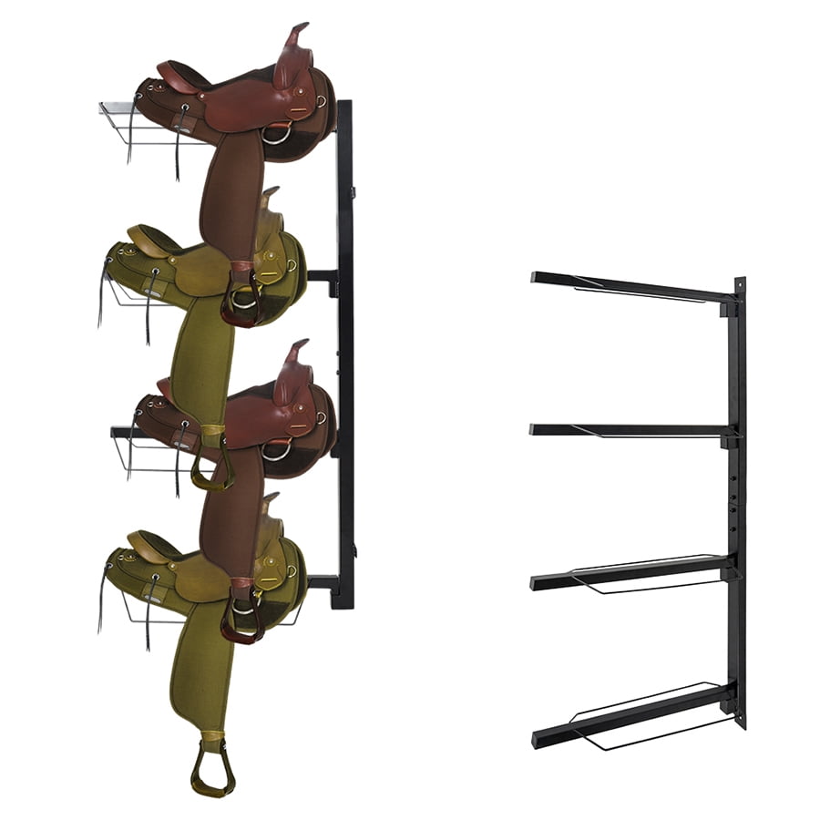 Saddle Rack Tack Organizer Wall Mounted Storage Rack Adjustable Saddle Organizer Ventilated ...