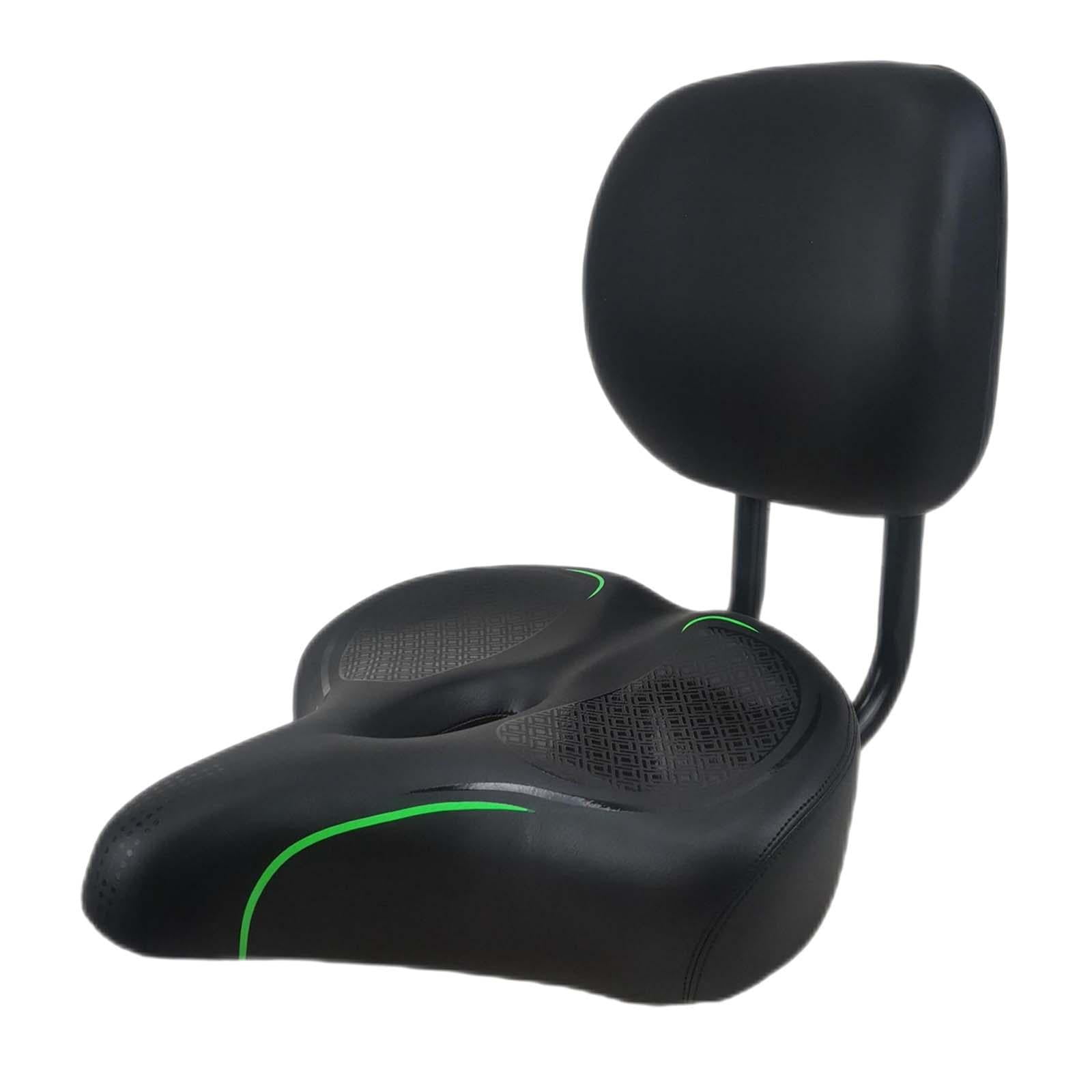 Saddle Seat Women Men Bicycling Back Support Bike Seat with Backrest ...