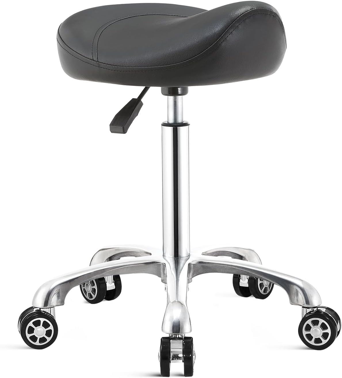 Saddle Stool Chair for Massage Clinic Spa Salon Cutting, Saddle Rolling ...