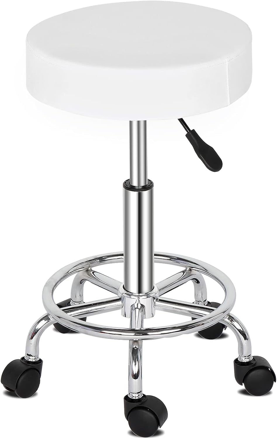 Saddle Stool Ha Ha Feet Rotation Bar Stool Black - Walmart.com