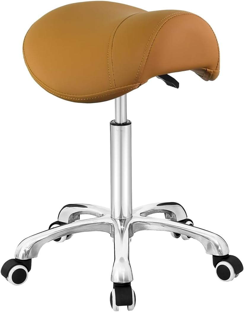 Saddle Stool Rolling Chair for Medical Massage Salon Kitchen Spa ...