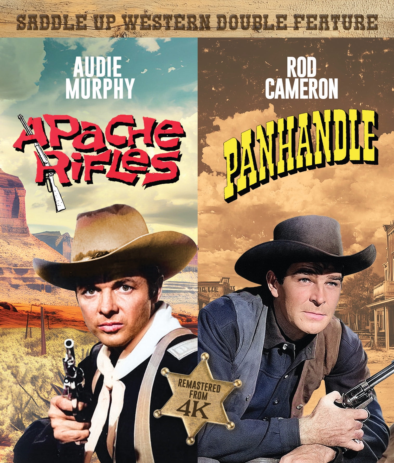 Saddle Up Westerns: Apache Rifles + Panhandle [RemasteredDouble Feature ...