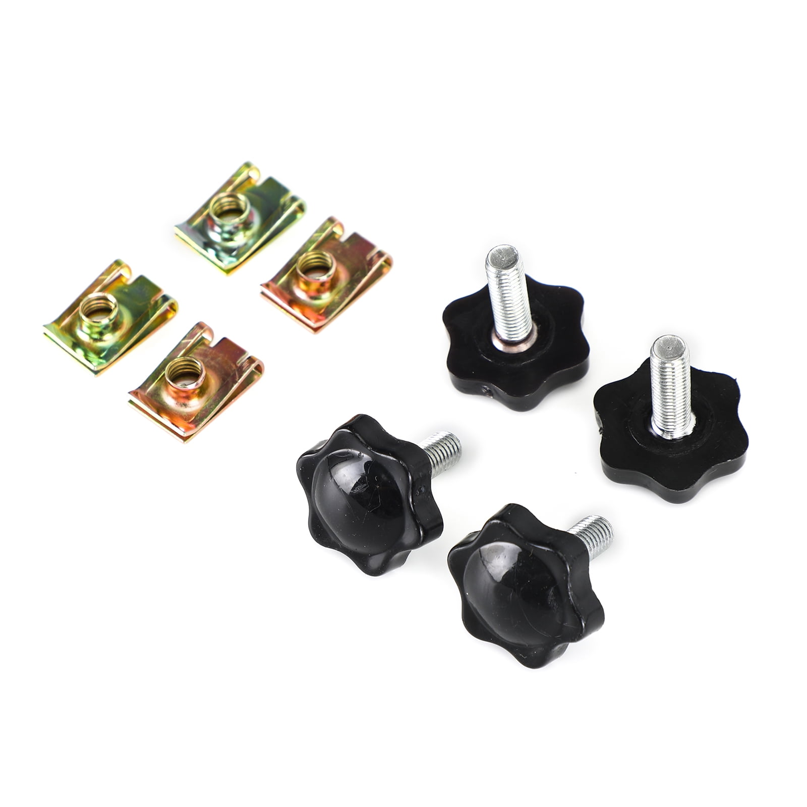 Saddlebag Lever Lock Bolts & Nuts Set, Silver, Fits for Glide, King ...