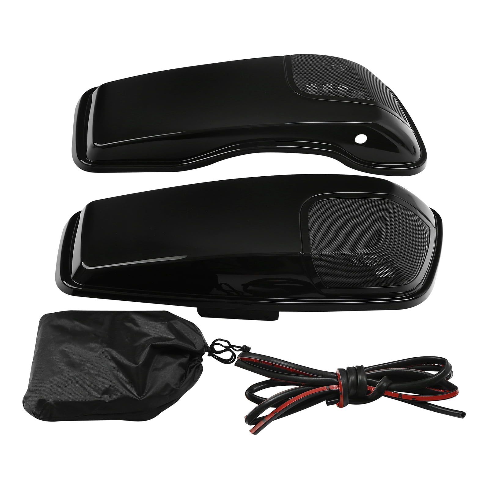 Saddlebag Lids Speaker Cutouts Fit For Harley Touring Road King Glide ...
