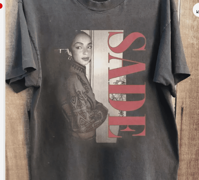 Sade 90s Retro Classic Black Reprinted T Shirt For Fans, Men & Women ...