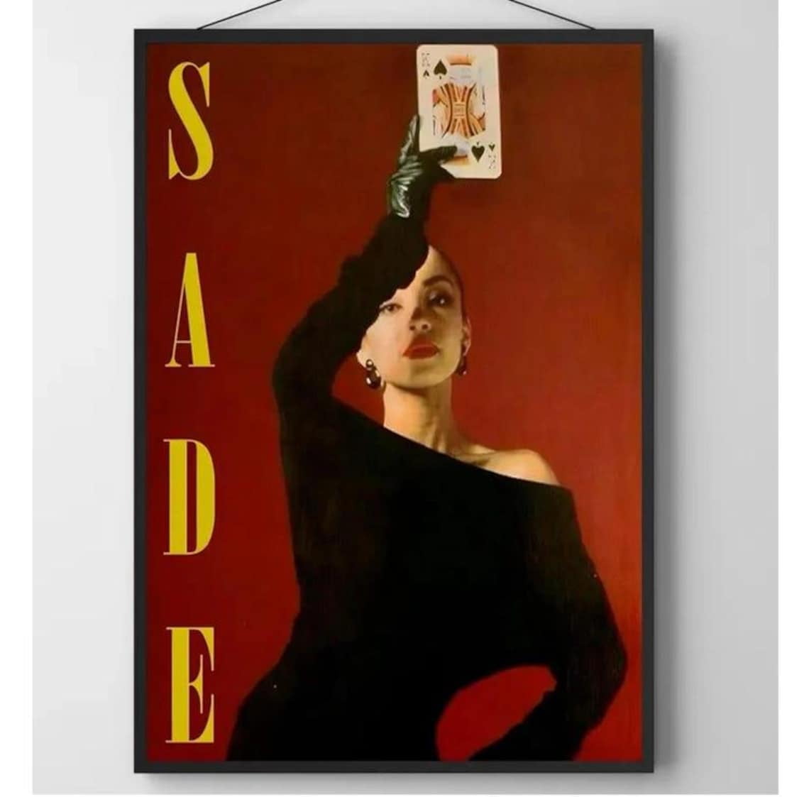 Sade Adu Poster, Home Decor, Unframed Canvas Size 24x36 - Walmart.com