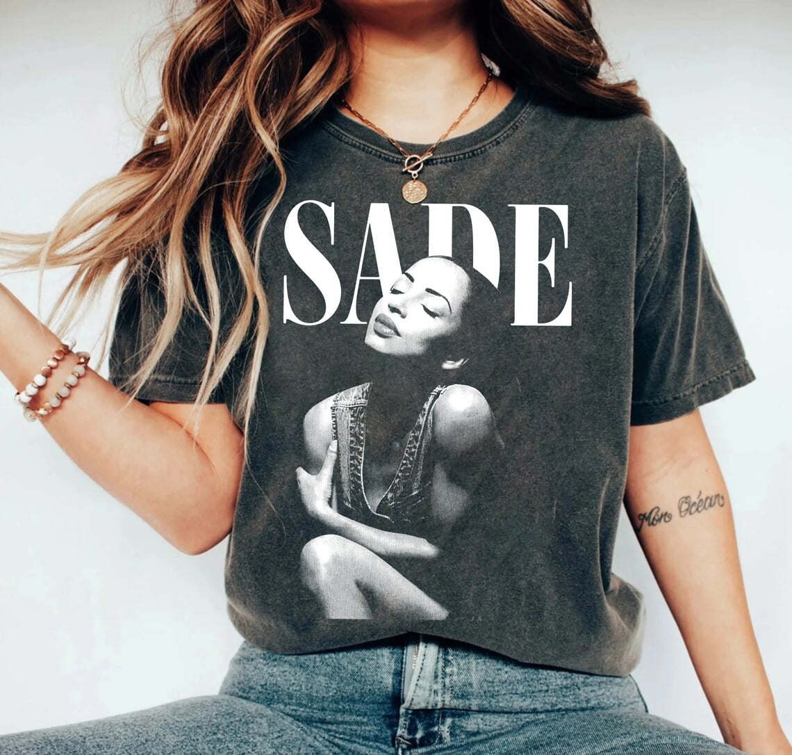 Sade Love Deluxe Comfort Colors Shirt, Sade Adu Vintage 90s Graphic Shirt, Sade Album Cover ...