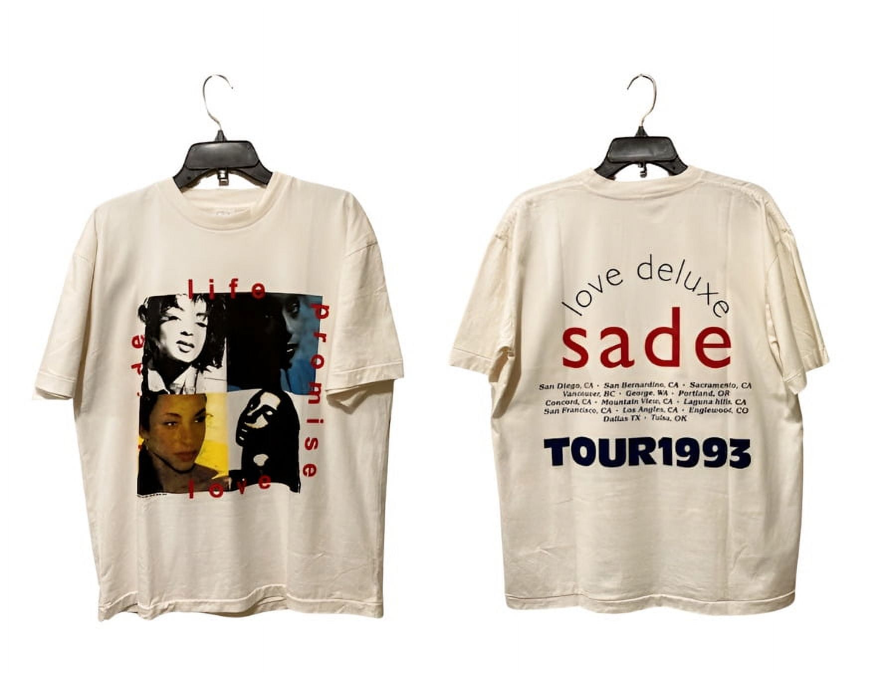Sade Love Tour 1993 Shirt Vtg 90s Sade Album Concert Shirtchristmas