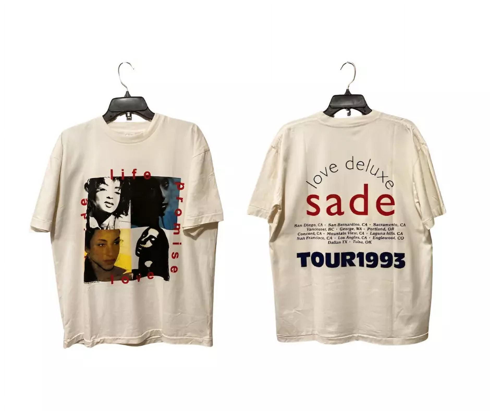 Sade Love Tour 1993 T Shirt 90s Sade Album Concert S-4XL Hot Trending ...