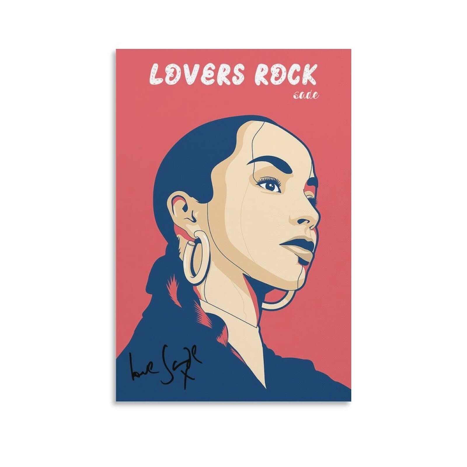 Sade Poster Sade Adu Print Music Poster Prints Canvas Wall Art for ...