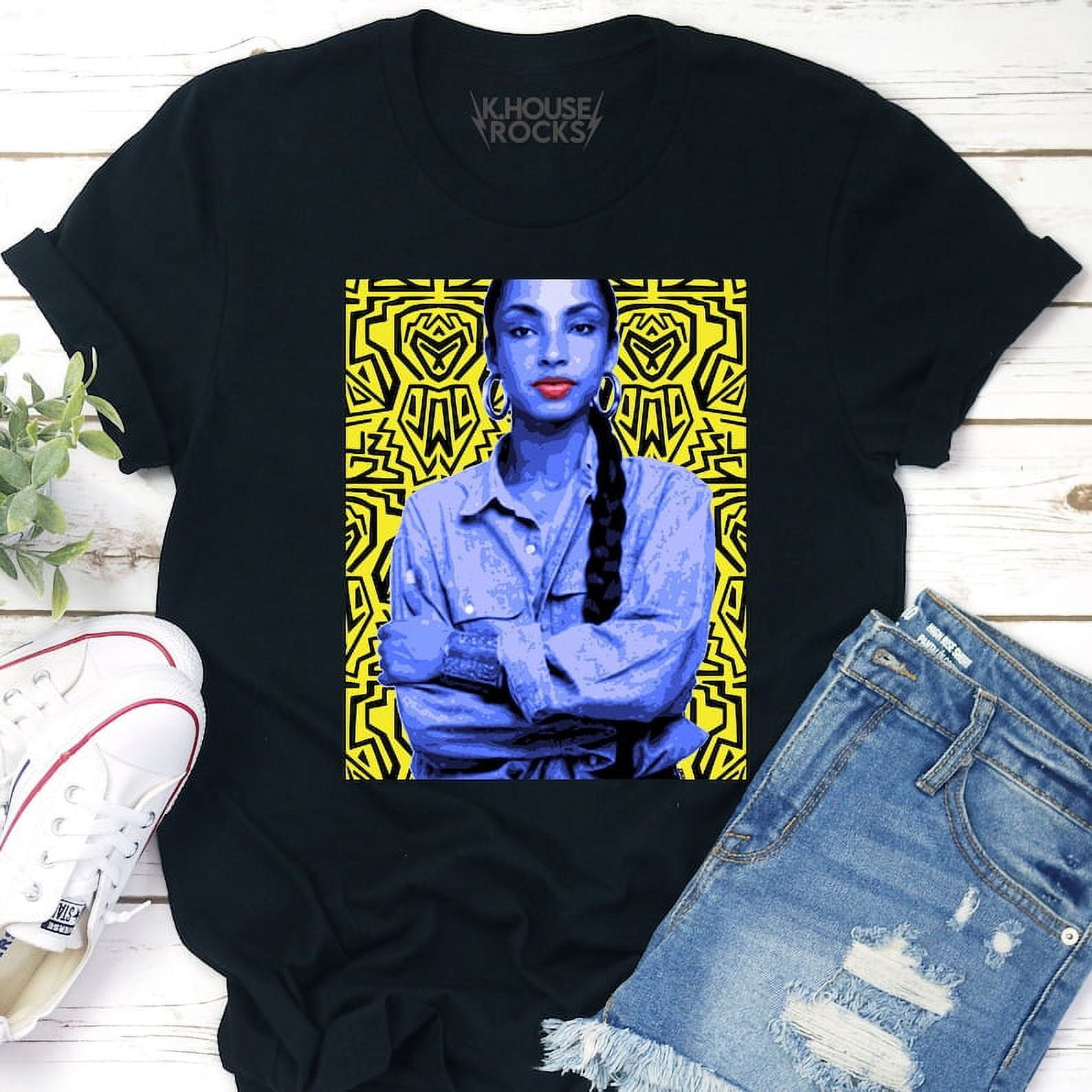 Sade T-Shirt, Sade Adu, Legend, Singer, Sade Tee - Walmart.com
