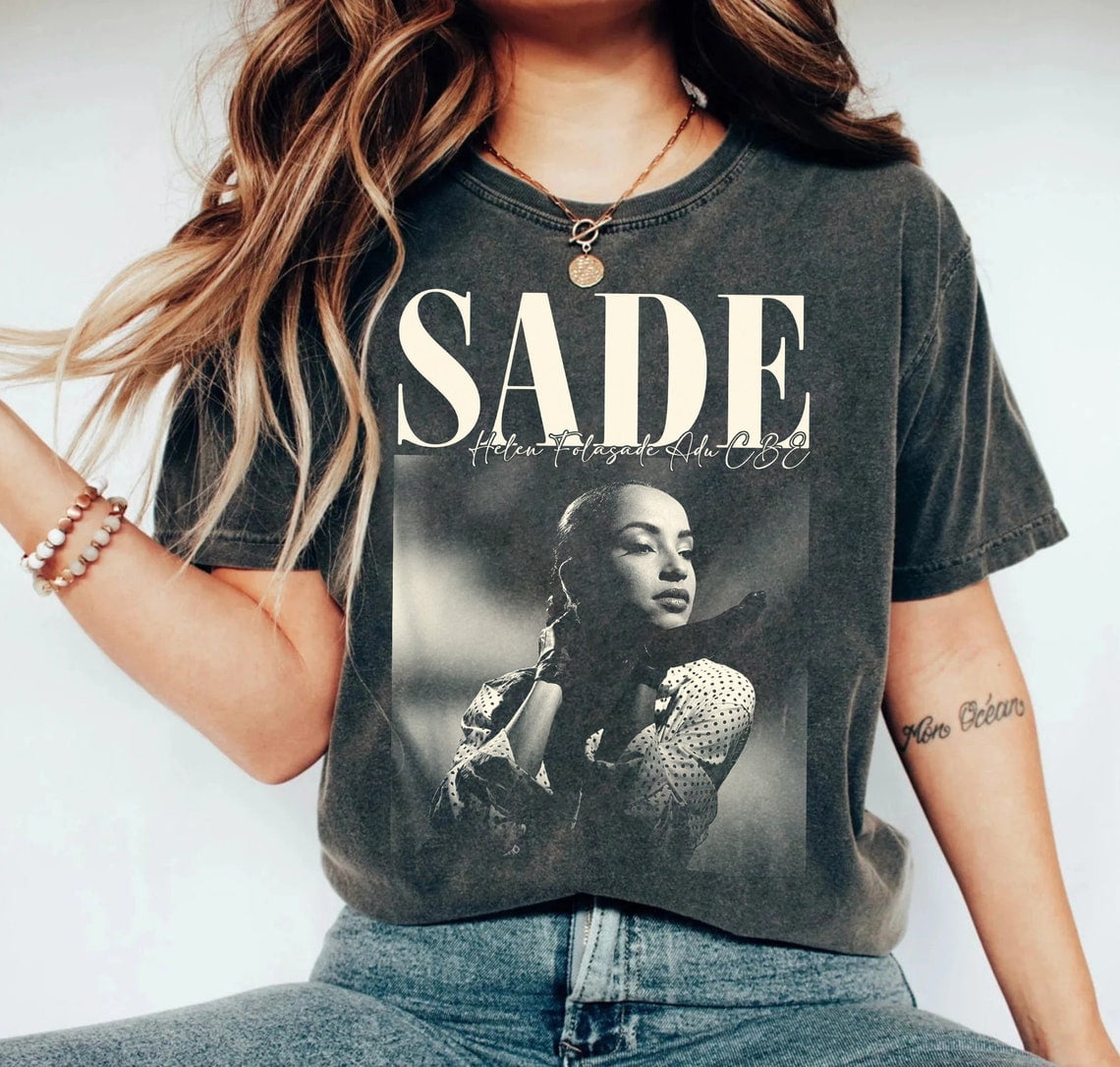 Sade Vintage 90s Graphic Shirt, Sade Retro Vintage, Retro Sade Shirt, Sade Oversized Shirt ...