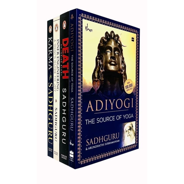 Sadhguru Collection 4 Books Set (Adiyogi The Source of Yoga, Death ...