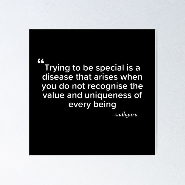 Sadhguru Quote Poster- Unframed Poster | Wall Art | Perfect For Home ...