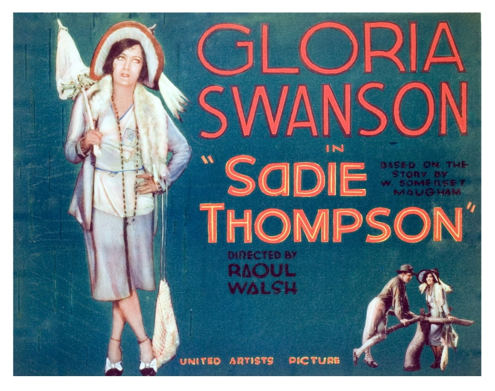 Sadie Thompson Gloria Swanson 1928. Movie Poster Masterprint (14 x 11 ...