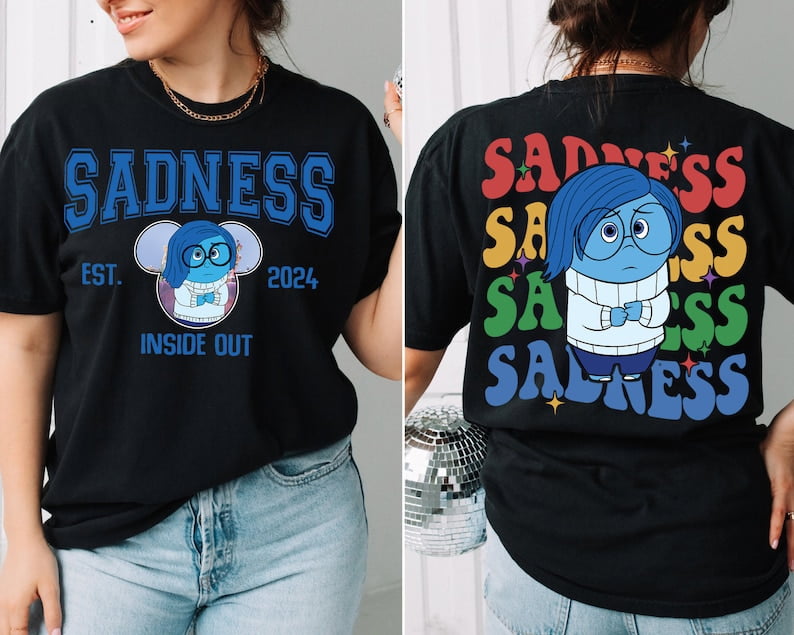 Sadness Est. 2024 Inside Out T-Shirt, Inside Out Characters Shirt ...