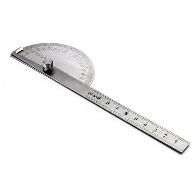 Sae Protractor 0-180° Rotary Angle Finder-Stainless Steel Machinist ...