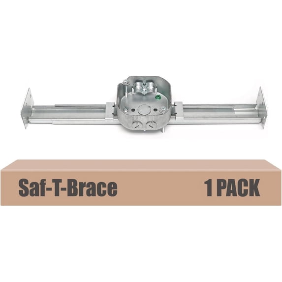 Saf-T-Brace for Ceiling Fa, Mounting Bracket with Adjustable Hanr, 1-1/ ...