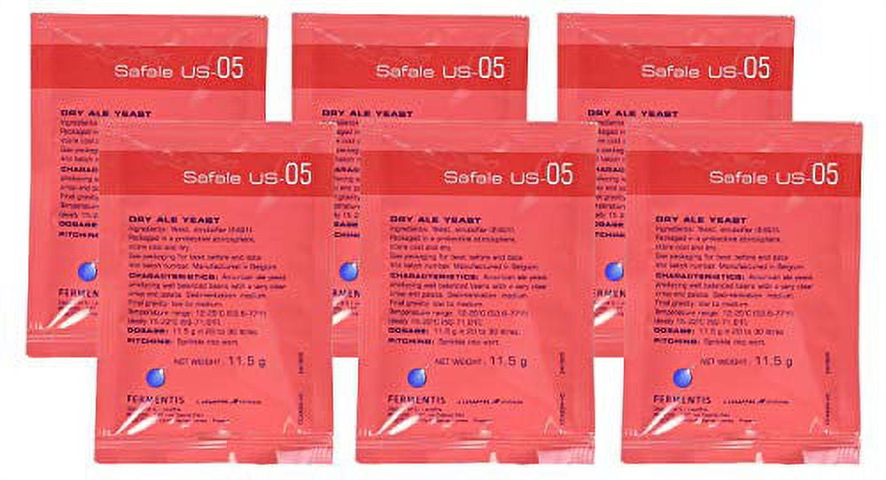 Safale - 2353X6 US-05 (Six Packages, 11.5 g ea) - Walmart Business Supplies