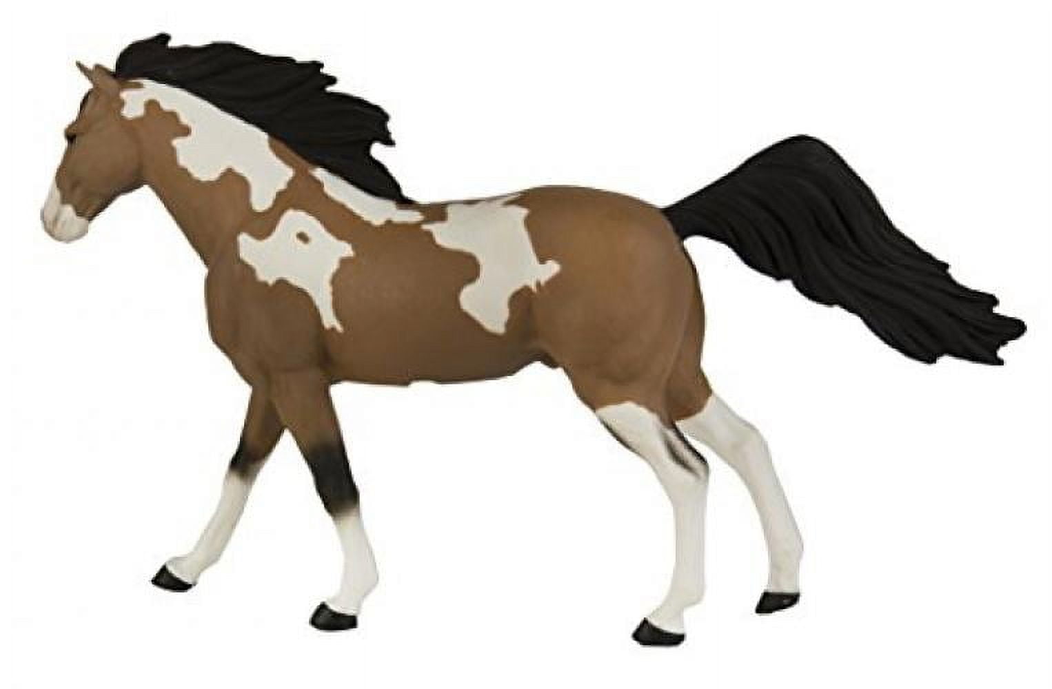 Safari 152405 Pinto Mustang Stallion Figurine Multi Color - Walmart.com