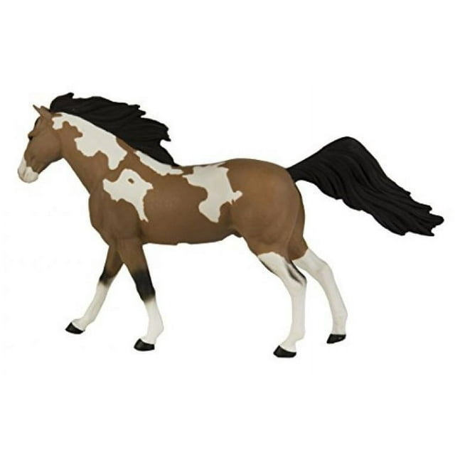 Safari 152405 Pinto Mustang Stallion Figurine Multi Color - Walmart.com