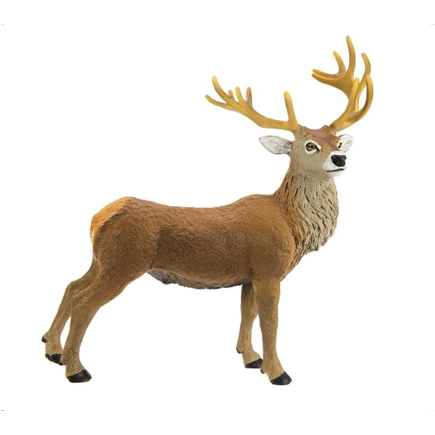 Safari 181929 Red Deer Stag Figurine Multi Color - Walmart Business ...