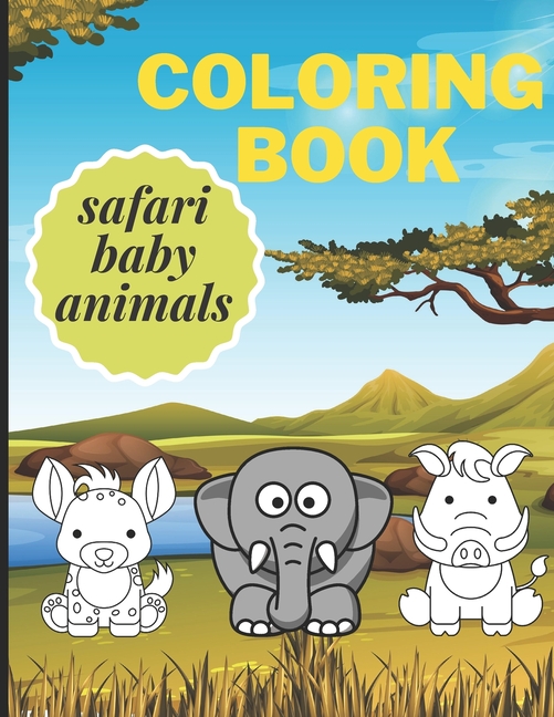 Baby Safari Animal Coloring Pages