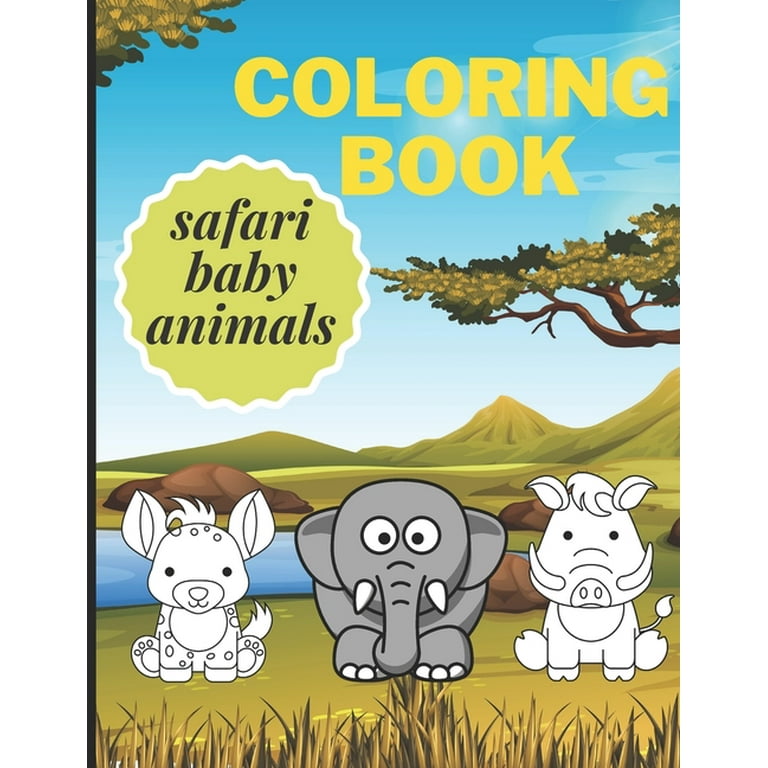Baby Jungle Animals Coloring Pages