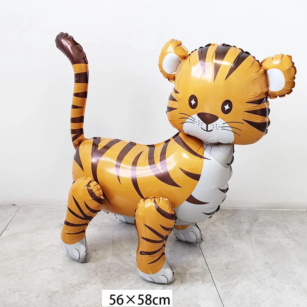 Safari Balloons Jungle Safari Animal Foil Balloon Zoo Animal Balloon ...