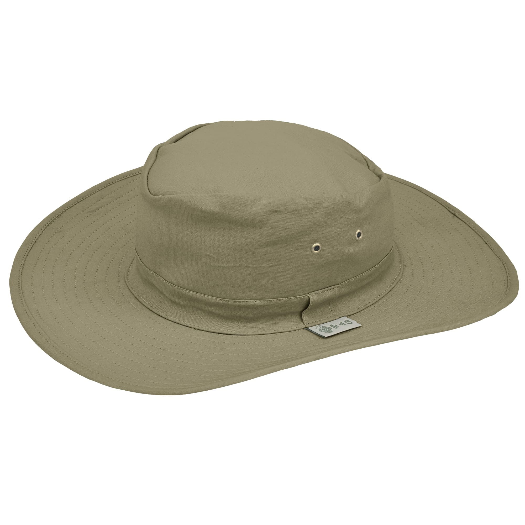 Safari Bush Hat With Wide Brim Natural Cotton UV Protection and Side ...