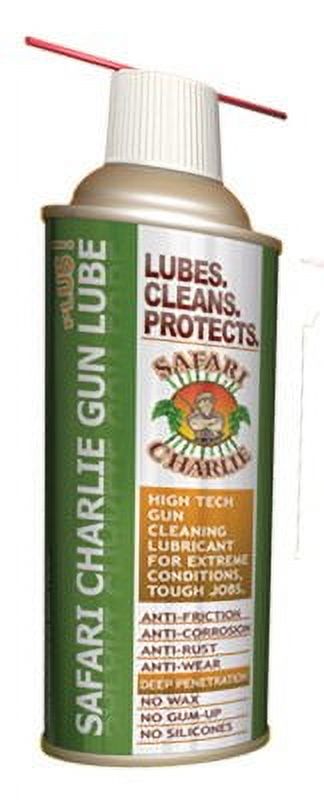 Safari Charlie's 11 oz Gun Lube Plus Aerosol Lubricant Protectant ...