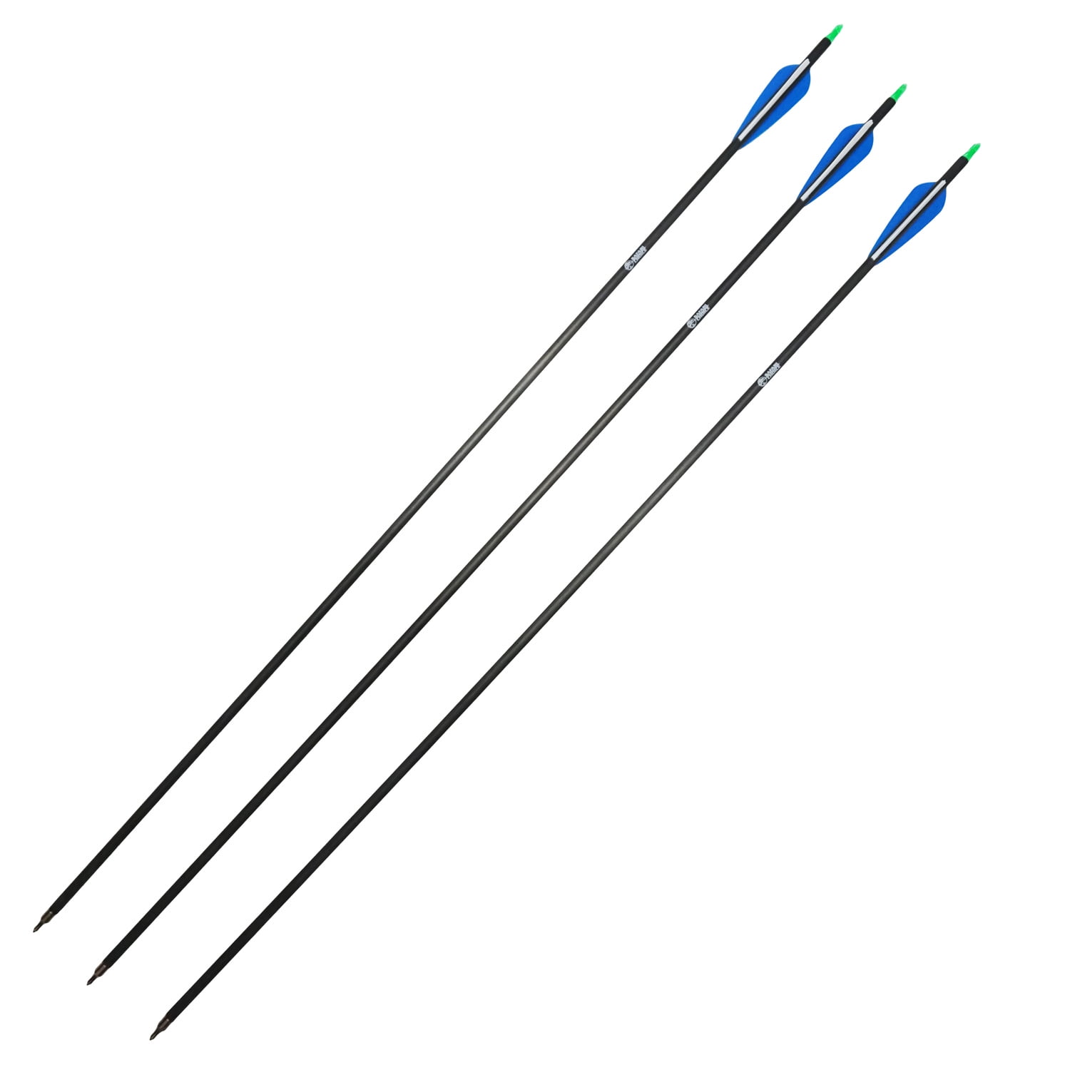 Safari Choice Archery 33" Carbon Hunting Arrows, 3pc pack - Walmart.com