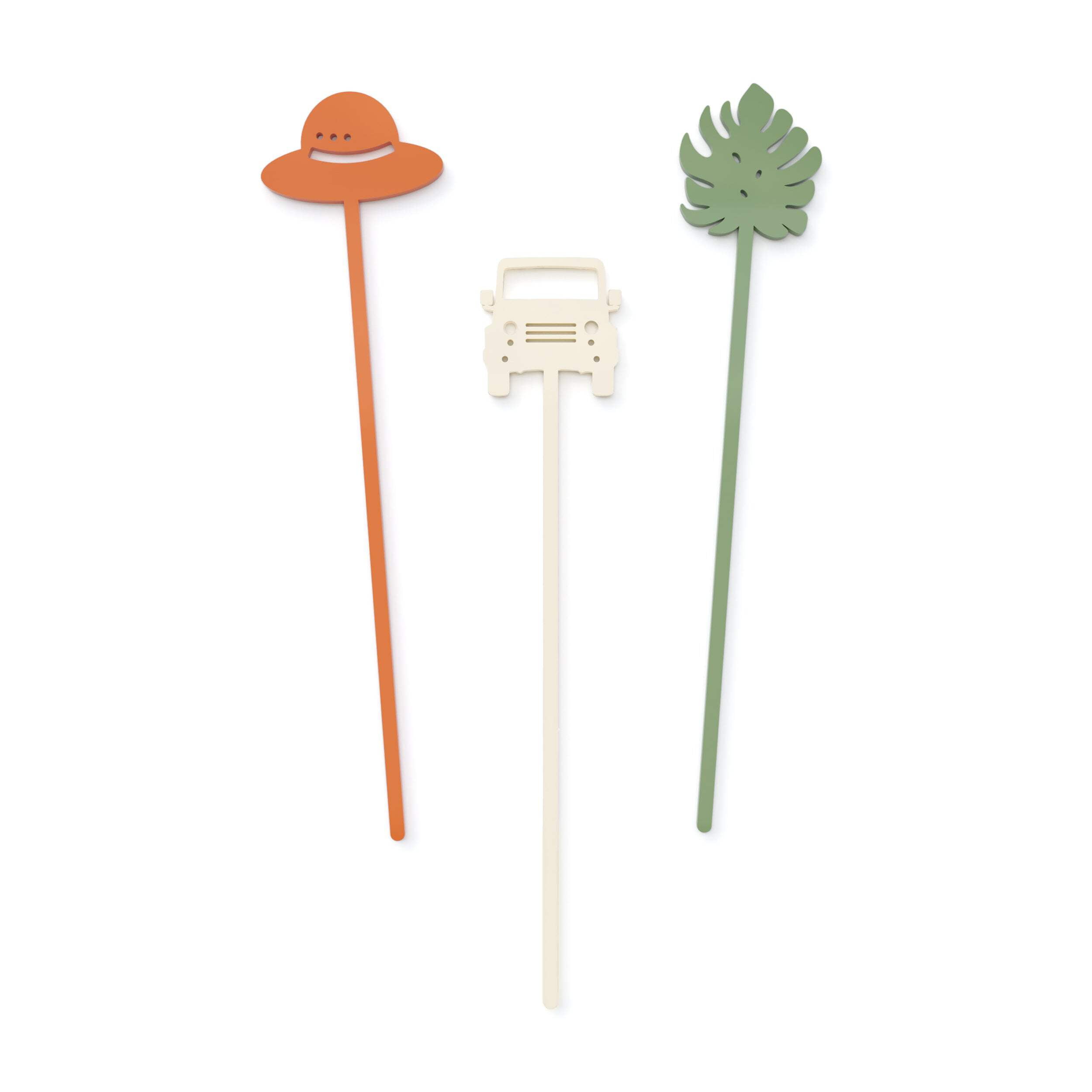 Safari Expedition Acrylic Drink Stirrers, Set of 12 - Walmart.com