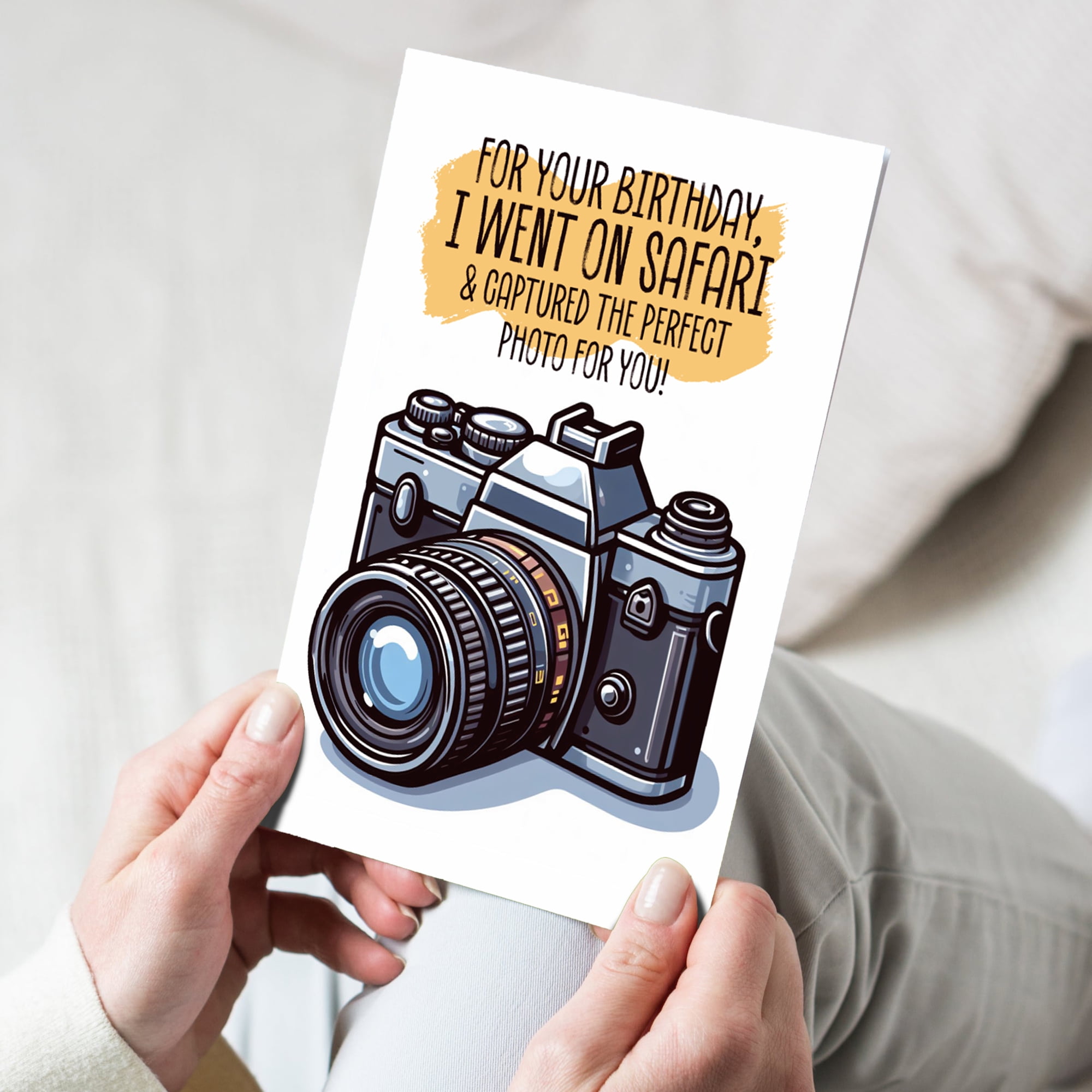 Safari Funny Birthday Card Adult Animal Sarcastic Greeting Cards With ...