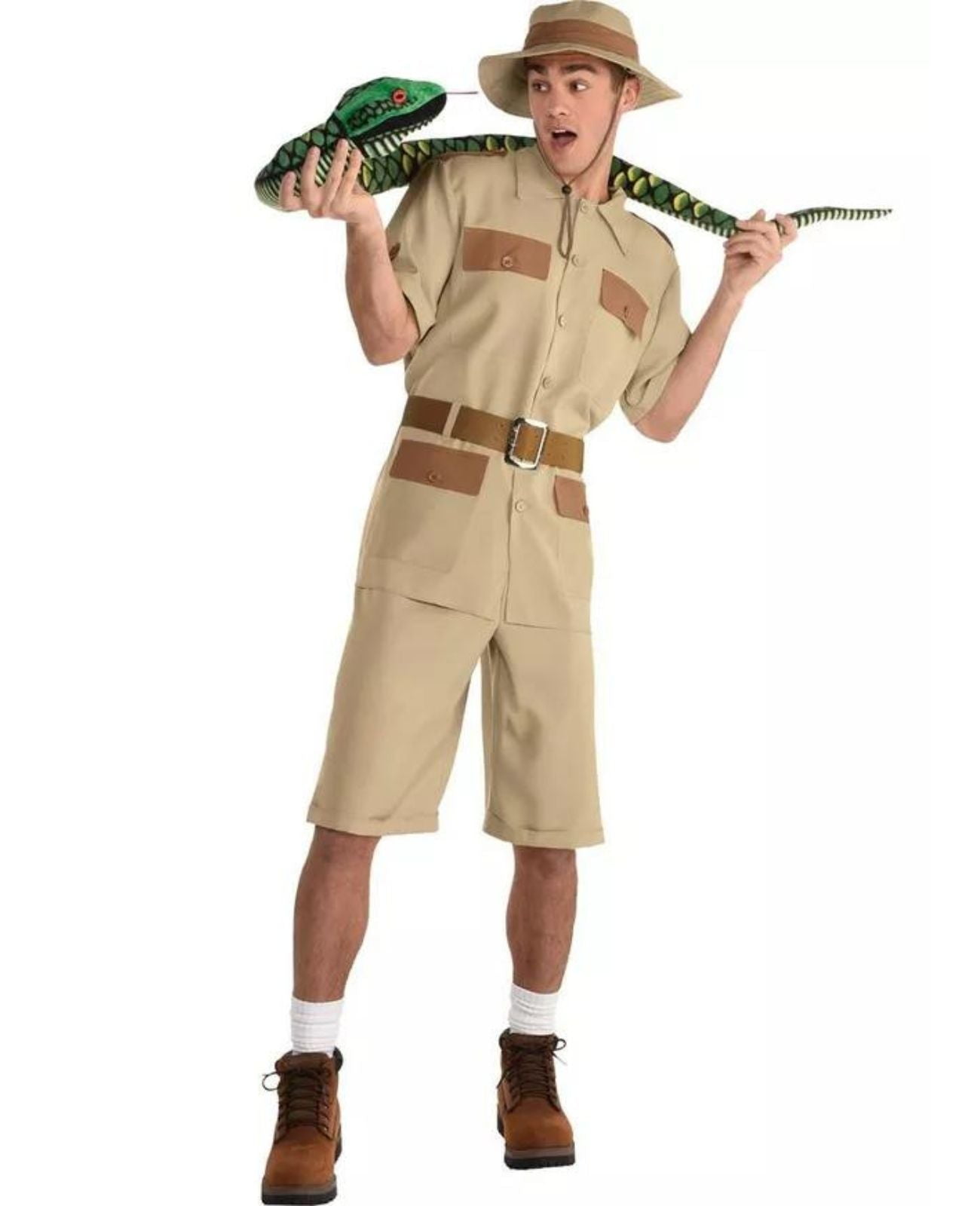 Safari Guide Adult Costume Crocodile Hunter Steve Irwin Croc Uniform ...
