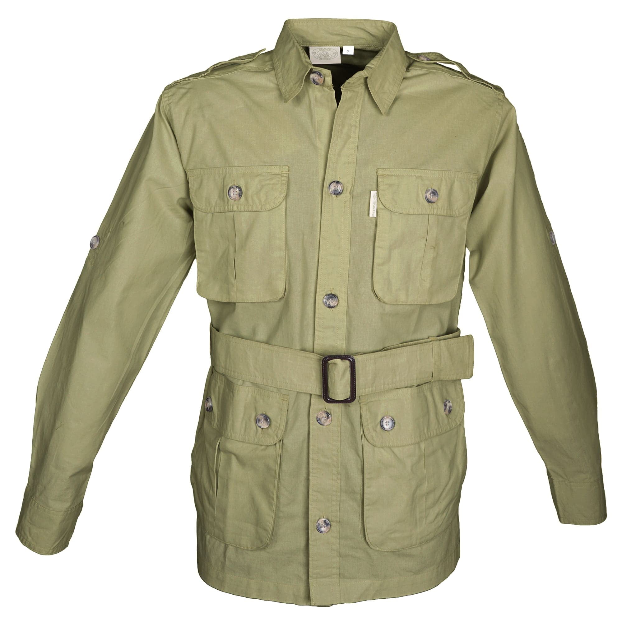 TAG Safari Men's Field Outdoor Hiking Outerwear, Khaki Large Jacket ...