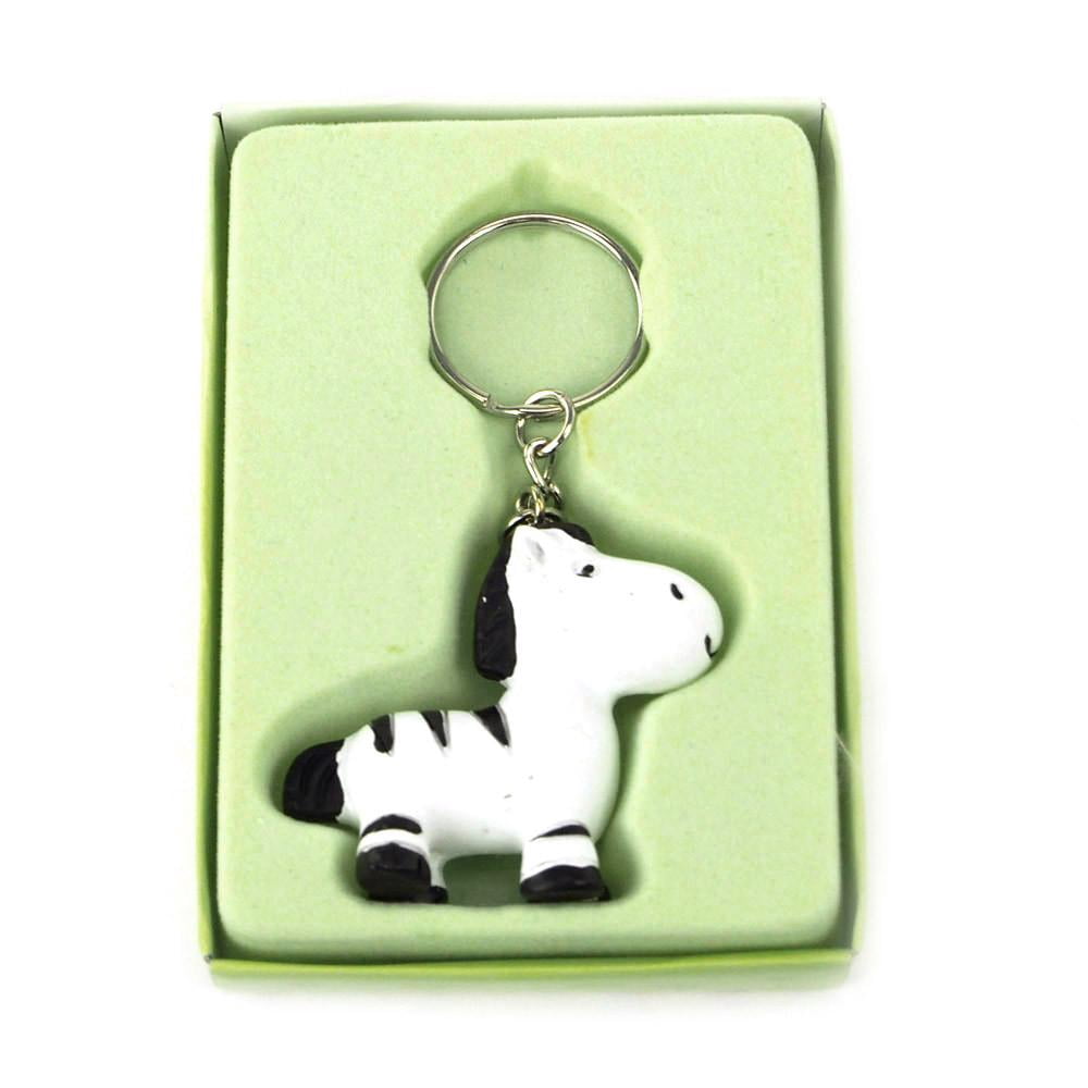 Safari Keychain Favors, 4-Inch, Baby Zebra, White - Walmart.com